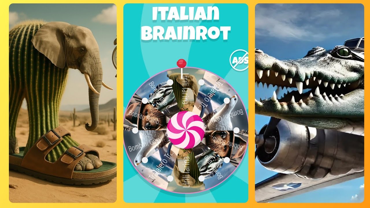 Italian Brainrot Animals Wheels Fortune 🎁 - YouTube