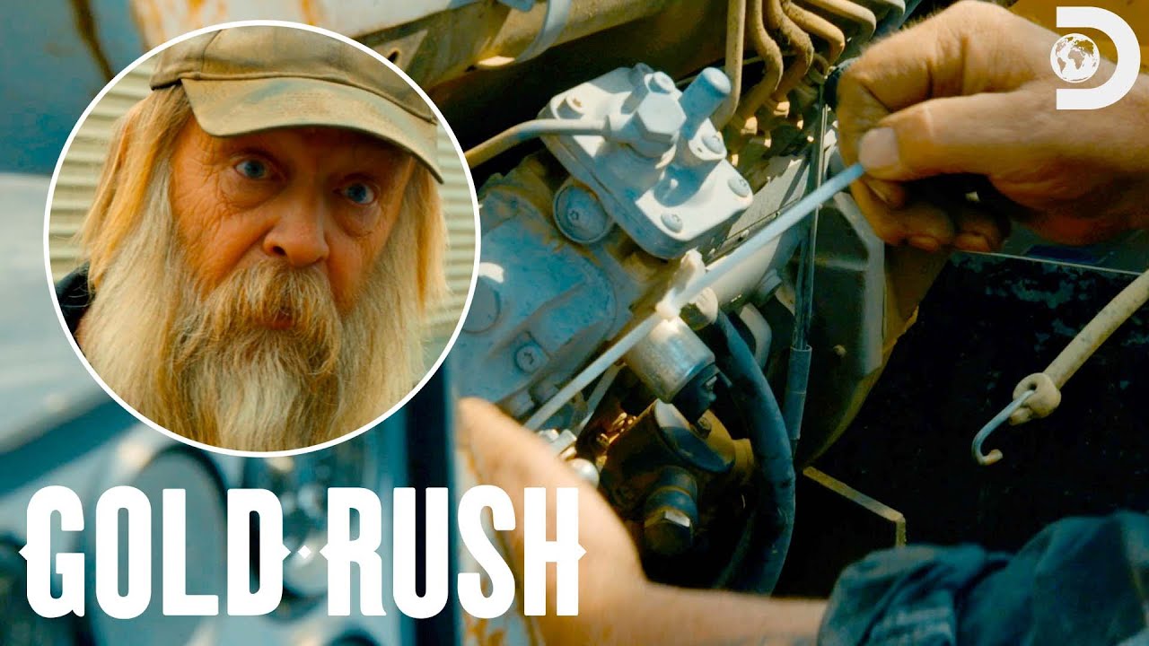 Tony Beets Repairs an Engine With Zip Ties! | Gold Rush - YouTube