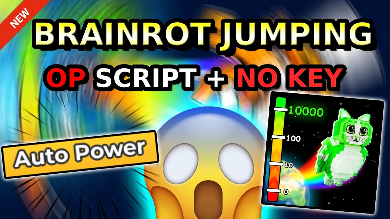*NEW* Brainrot Jumping OP Script ( AUTO CASH, AUTO POWER & MORE ) 2026 ...
