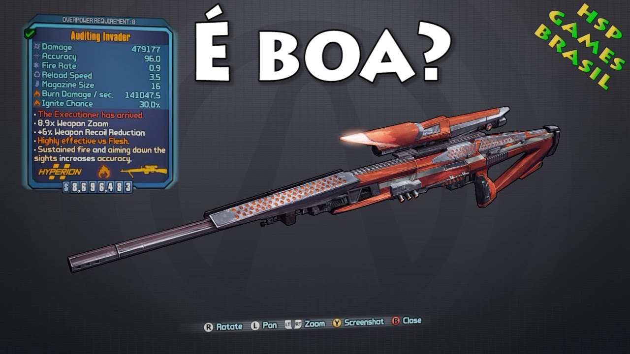 Invader é boa no Op8? Borderlands 2 - Testando armas - YouTube