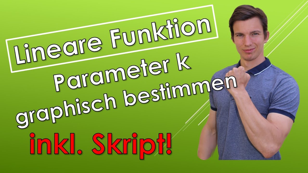 Lineare Funktion - Parameter k graphisch bestimmen (mit SKRIPT!) - YouTube
