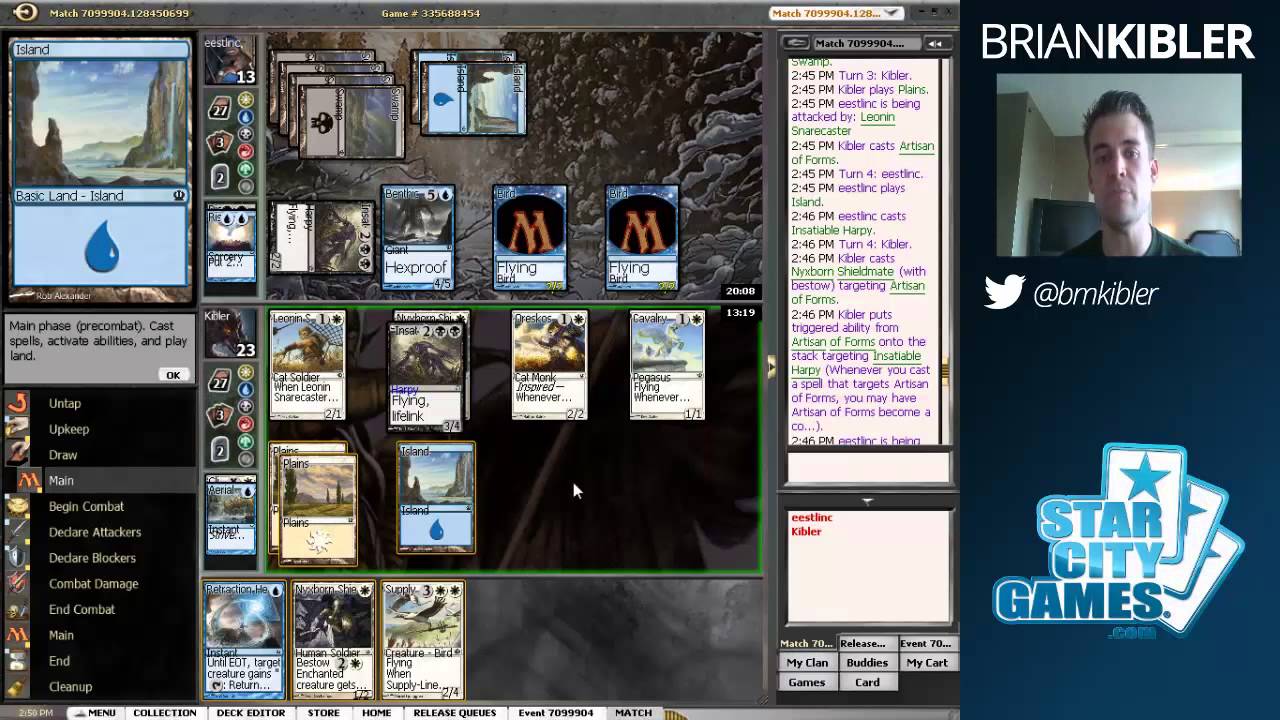 05/20/2014 - Brian Kibler - Round 1 [Magic: the Gathering] - YouTube