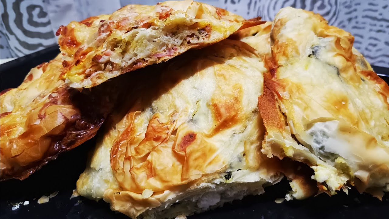 Macedonian Banica made of already done crusts/ Easy brunch/ Fast recipe ...