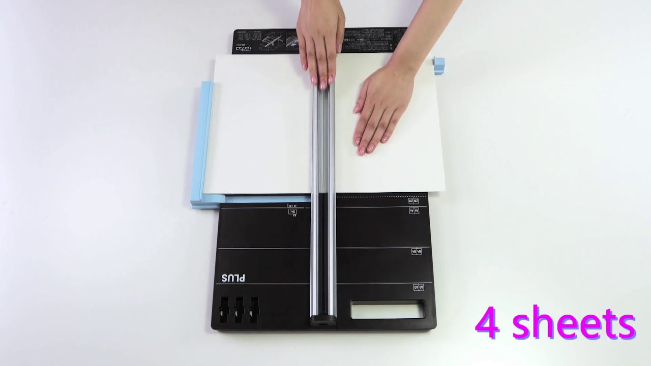 Rotatory Paper Trimmer by Plus Japan - YouTube