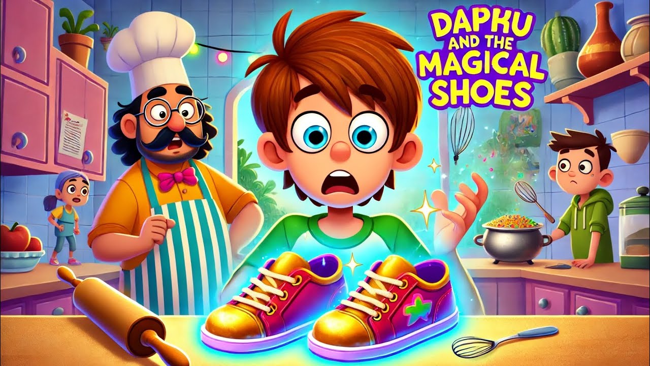 "Dabbu Aur Jadui Jootey 🏃 | मजेदार कार्टून कहानी | Funny Cartoon Story ...