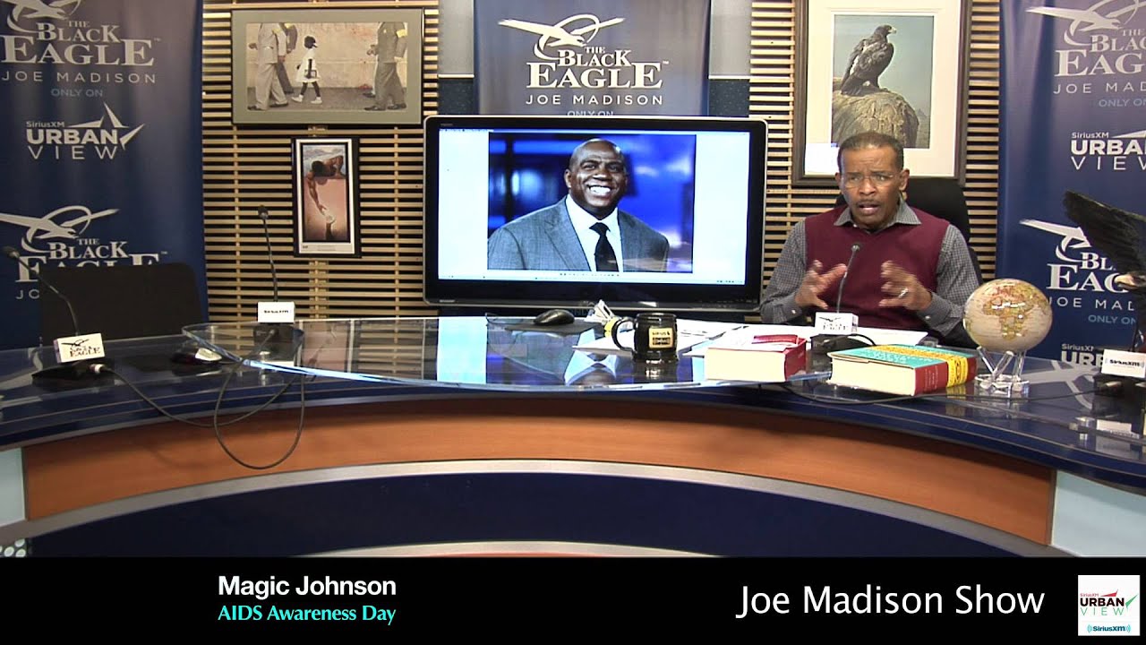 Magic Johnson discusses AIDS awareness day- Joe Madison | The Black ...