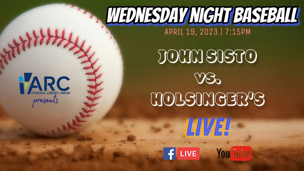 ⚾ John Sisto vs. Holsinger's (Wednesday Night Baseball) - YouTube