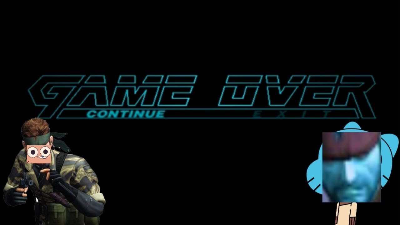 Metal Gear Solid Game Over & Gumball Referenced Switched Up! - YouTube