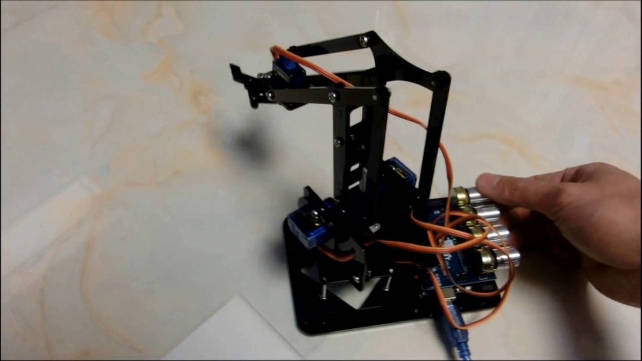 [Elecrow] 4 ROF Desktop Robotic Arm - YouTube