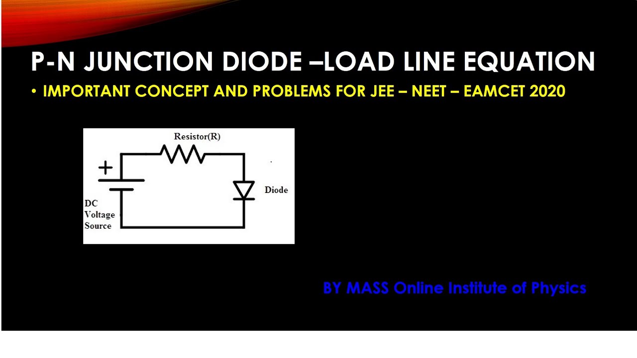 Diodes ( Diode line equation) - Concept & Problem solving technique ...
