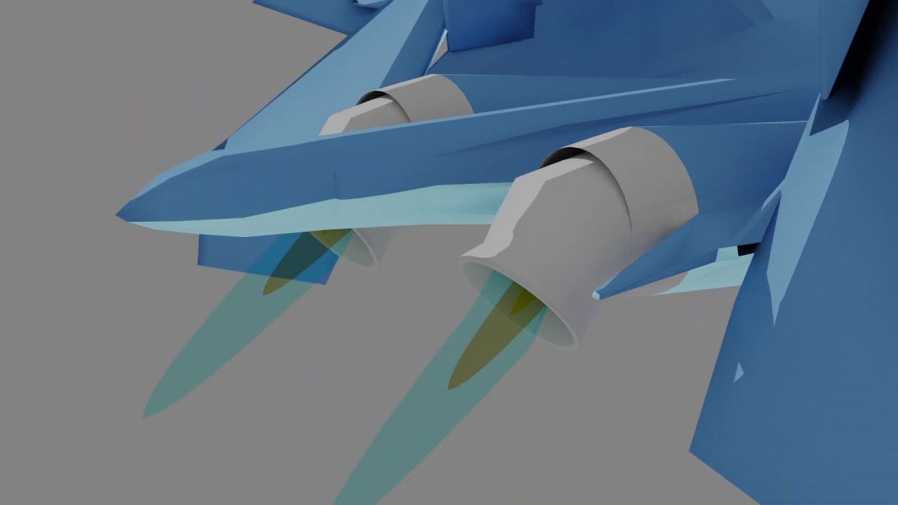 Su-30 Thrust Vectoring Demo | Blender Animations - YouTube