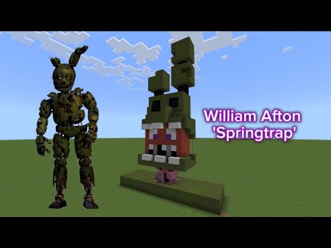 How to build Springtrap! (Minecraft) - YouTube