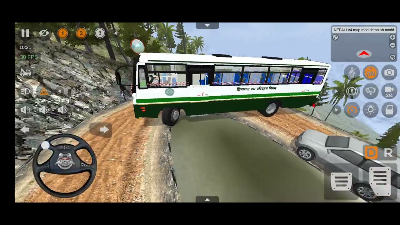 Extreme Bus Driving on Himalayan Roads #bussimulatorindonesia #viral # ...