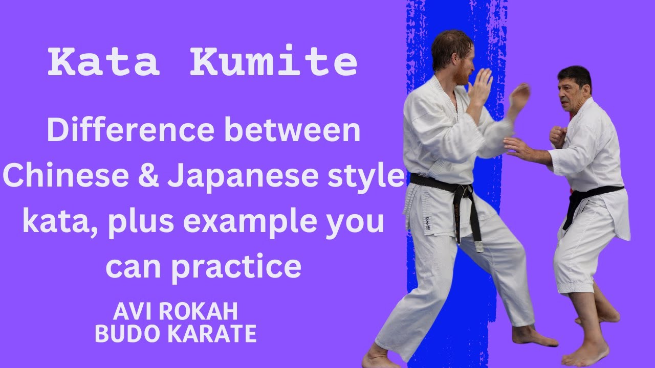 kata kumite - Chinese Vs Japanese style kata, and example - YouTube