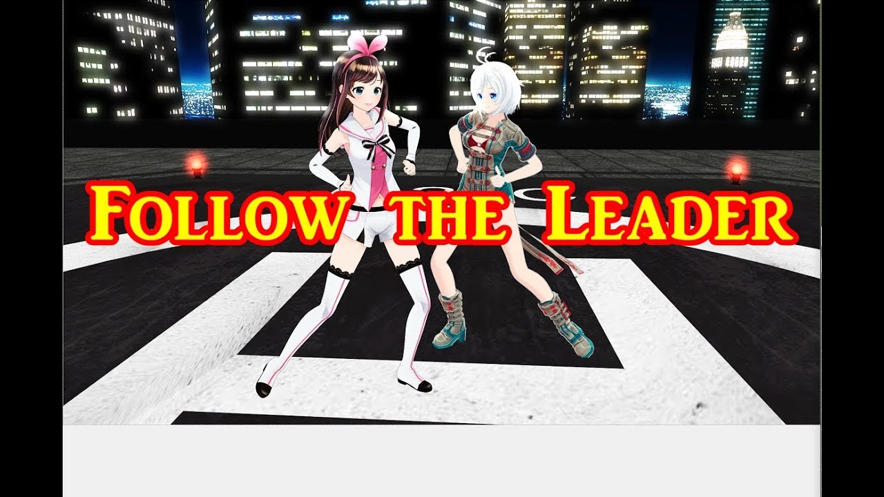 【MMD】V Tuber アイちゃんとシロちゃんで、Follow the Leader - YouTube