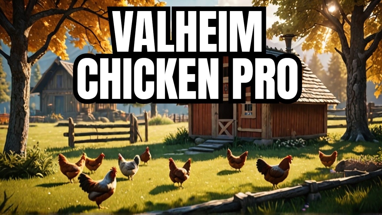 How To Build The Most EFFICIENT Chicken Farm in Valheim? - YouTube