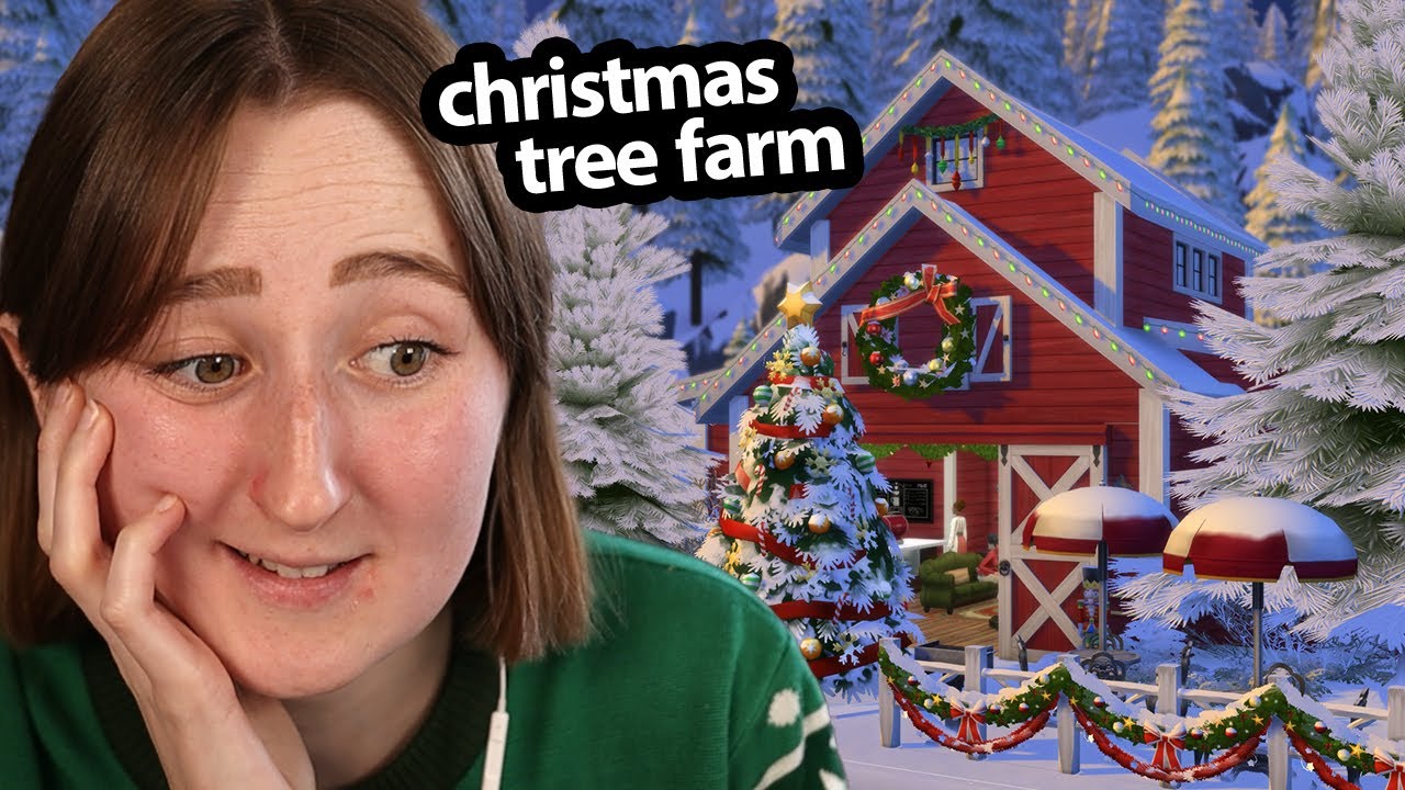 building a christmas tree farm in the sims! 🎄(Streamed 12/23/24) - YouTube