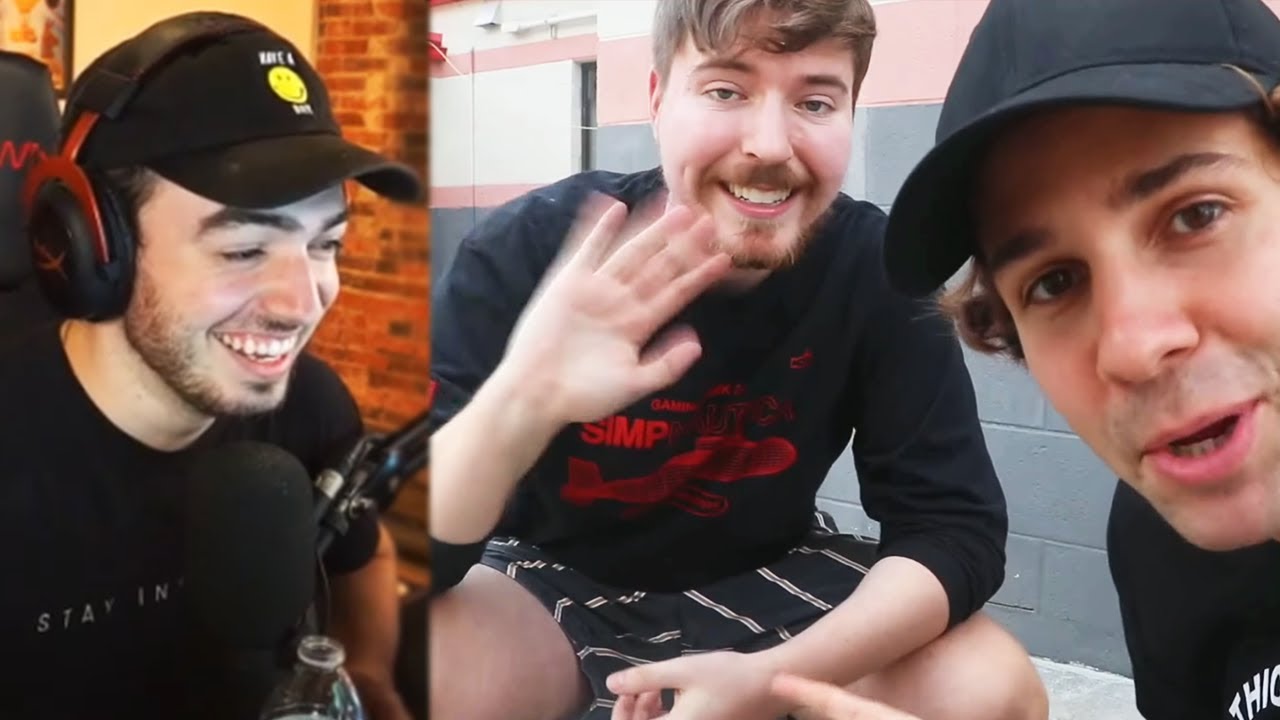 Reacting to "SURPRISING MY LITTLE BROTHER WITH MR.BEAST!!" by David ...