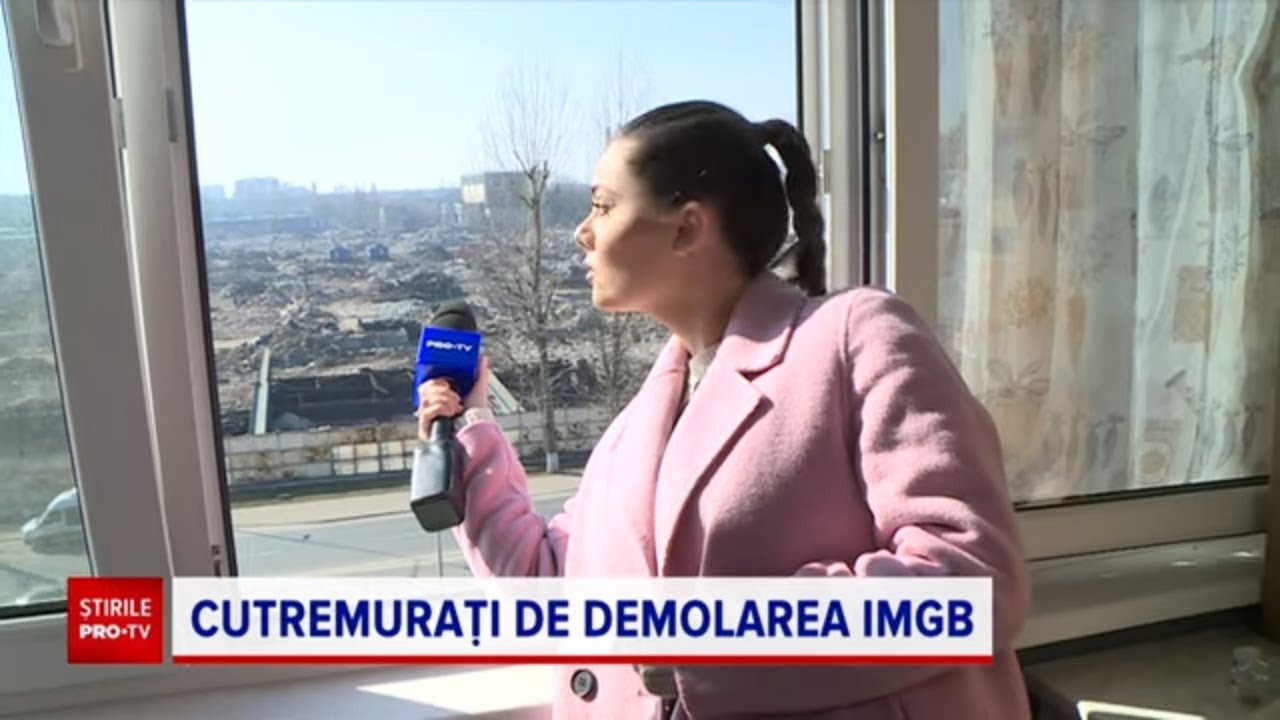 Terorizați de demolările cu explozibili pe terenul IMGB - YouTube