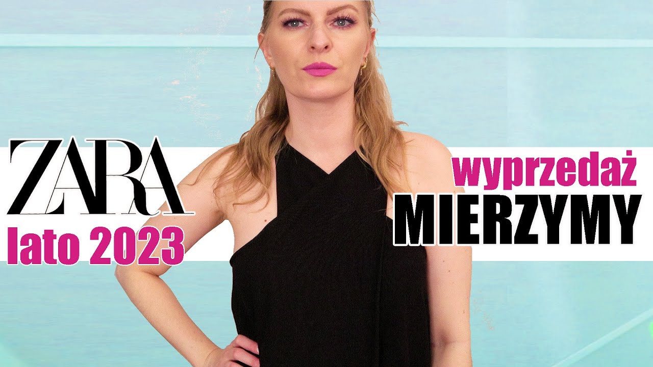 GENIALNE SUKIENKI 🖤 MIERZYMY WYPRZEDAŻ ZARA LATO 2023 | TRENDY HAUL ...