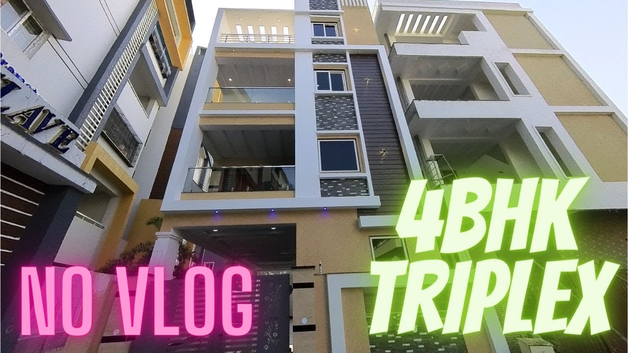 115 sqyd HMDA TRIPLEX WRST FACING GATED COMMUNITY VILLA FOR SALE @HYDERABAD ECIL - YouTube