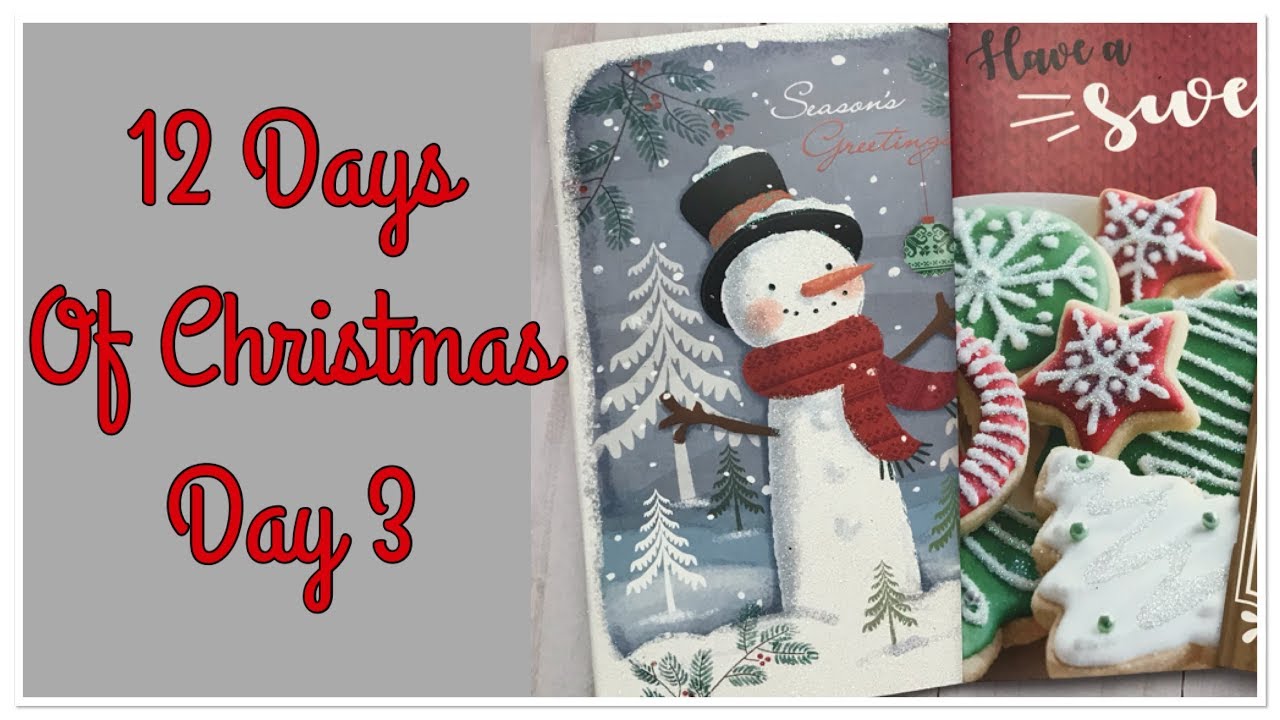 12 Days Of Christmas: Day 3- Christmas Card Journals - YouTube