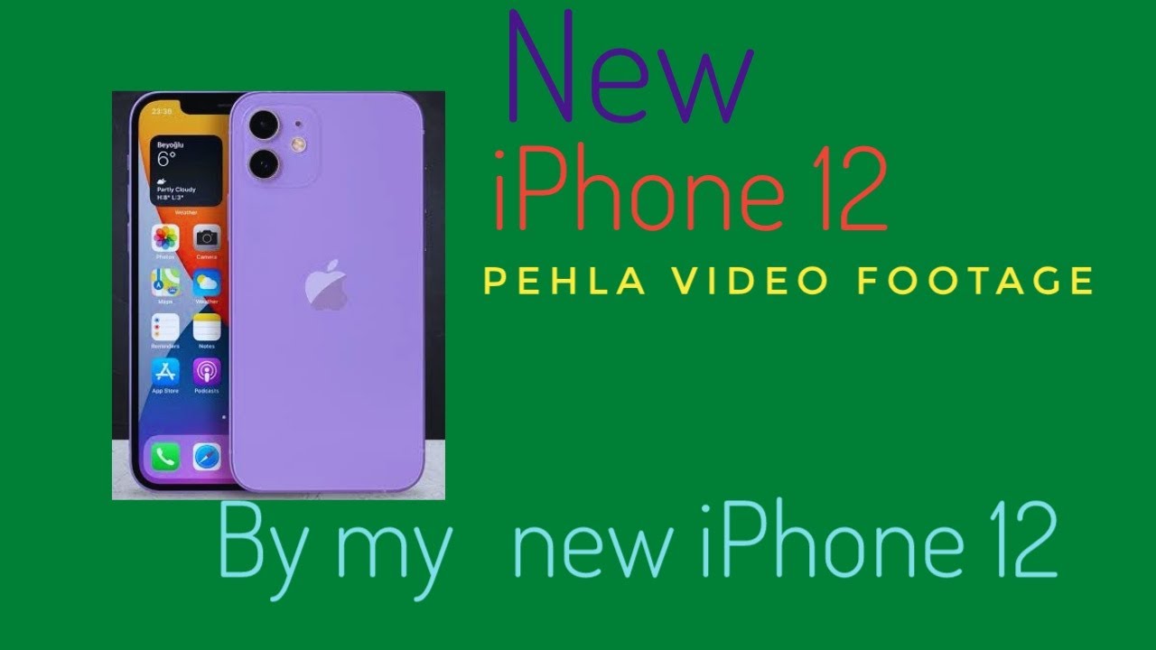 A video footage by my new iPhone | iPhone 12's camera 🤗| - YouTube