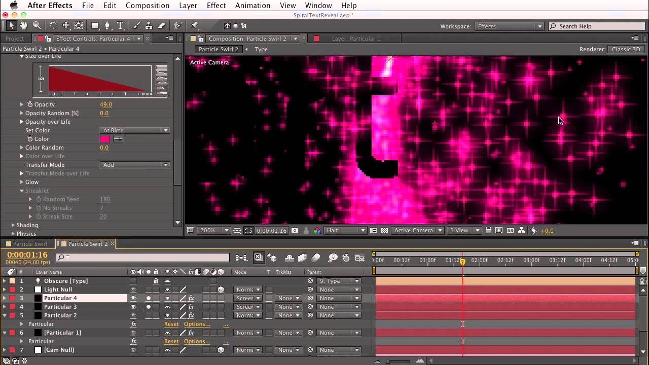 01 Getting Started with Trapcode Particular 2 Emitter & Particle - YouTube
