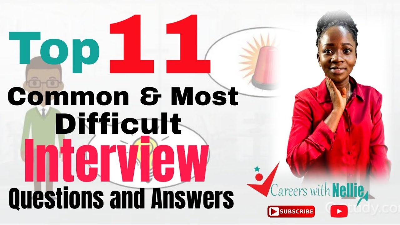Top 11 Common & Most Difficult Interview Questions and Answer - YouTube