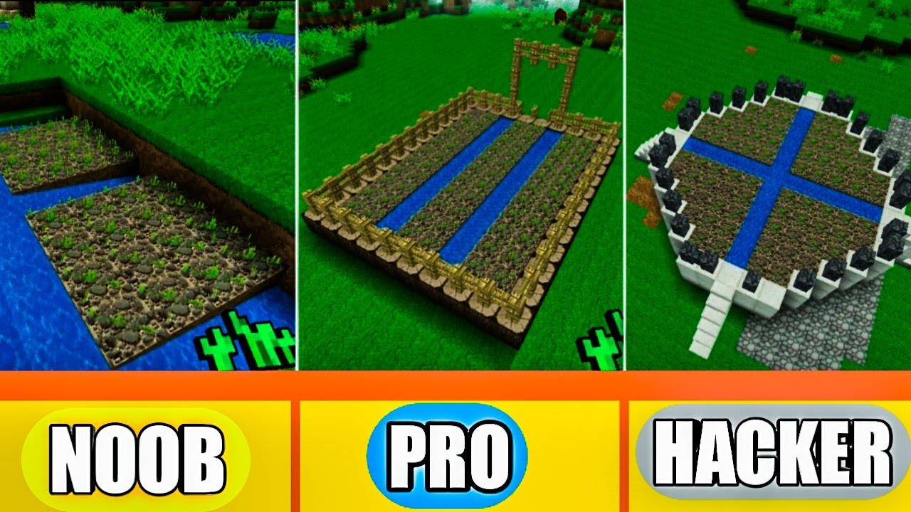 Realmcraft NOOB vs PRO vs HACKER - FARMING CHALLENGE in Realmcraft ...