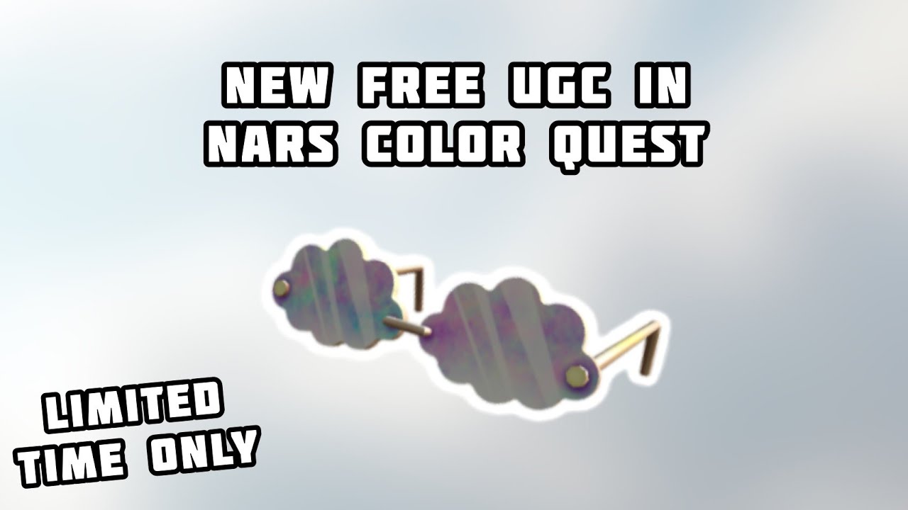Upcoming Free UGC Sunglasses in ROBLOX NARS Color Quest - YouTube