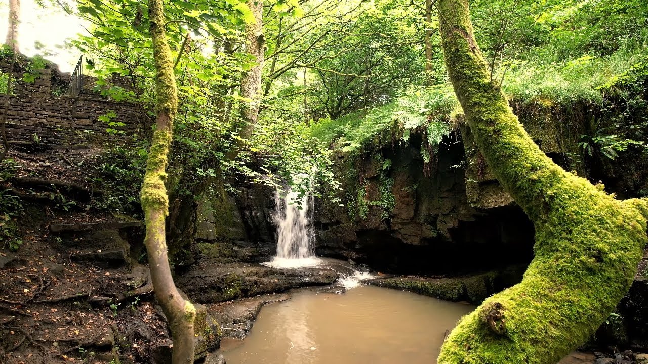 Edenfield Waterfall DJI air2s [4k] #bury #rochdale #waterfalls # ...