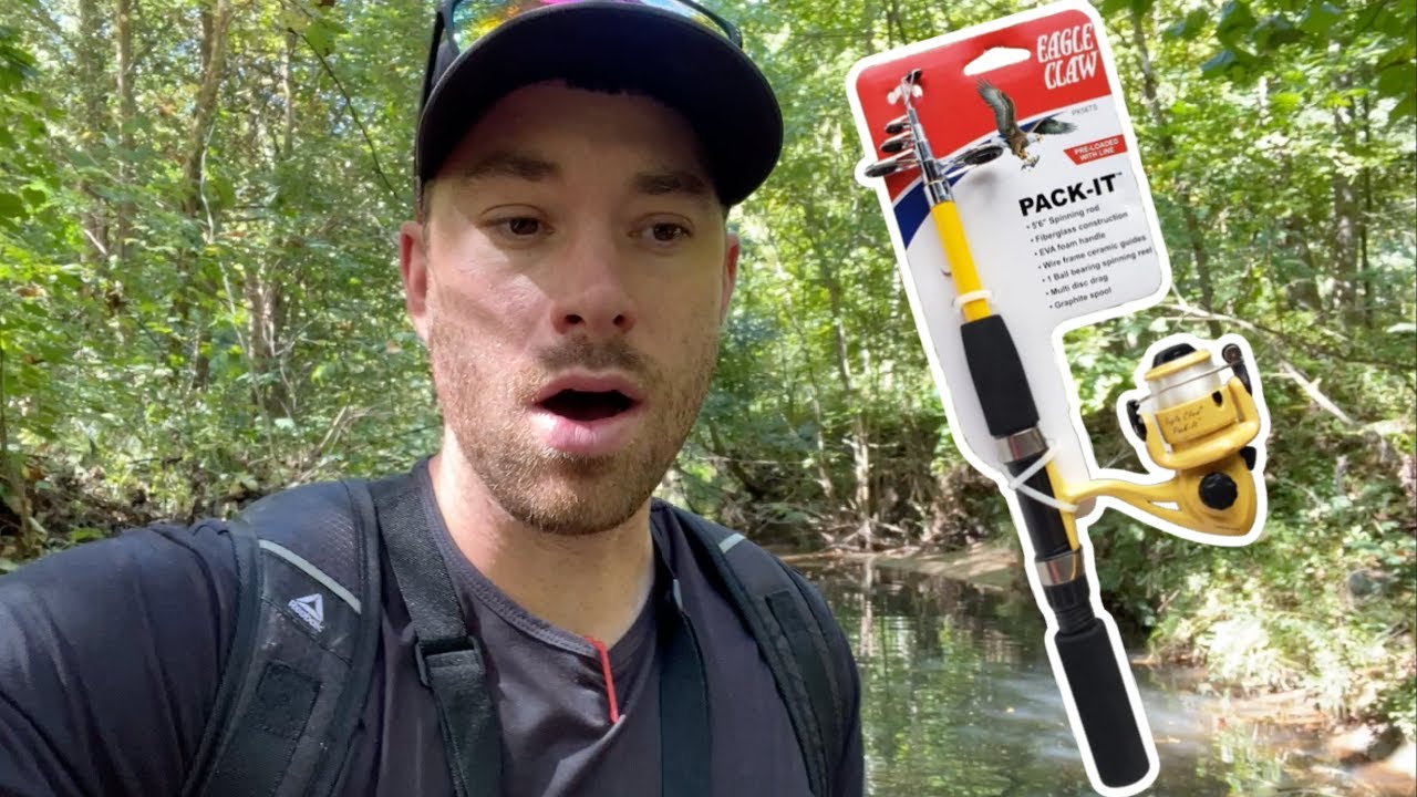 CREEK FISHING With a TELESCOPIC Fishing Rod - Catching Panfish and ...