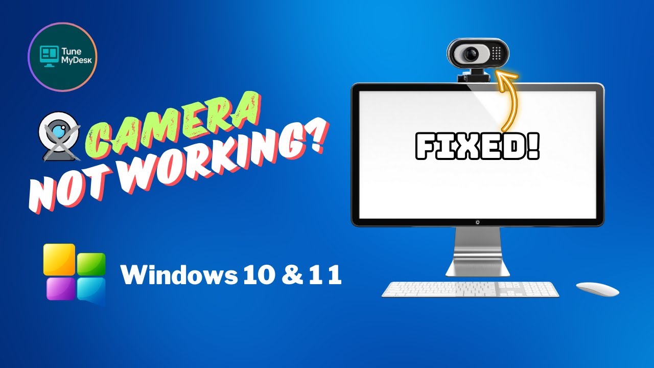 Fixed! Laptop or PC Camera Not Working - YouTube