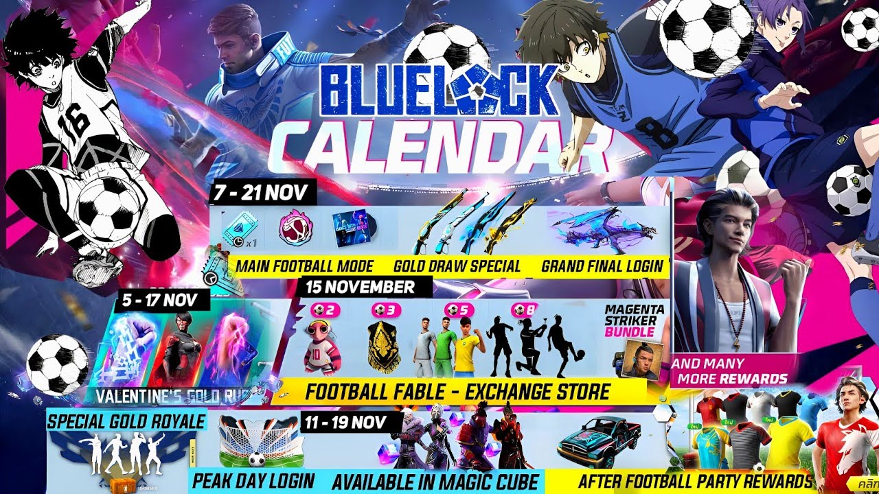 FF X BLUE LOCK Event Free Fire🤯 | Free Fire New Event | Ff New Event ...