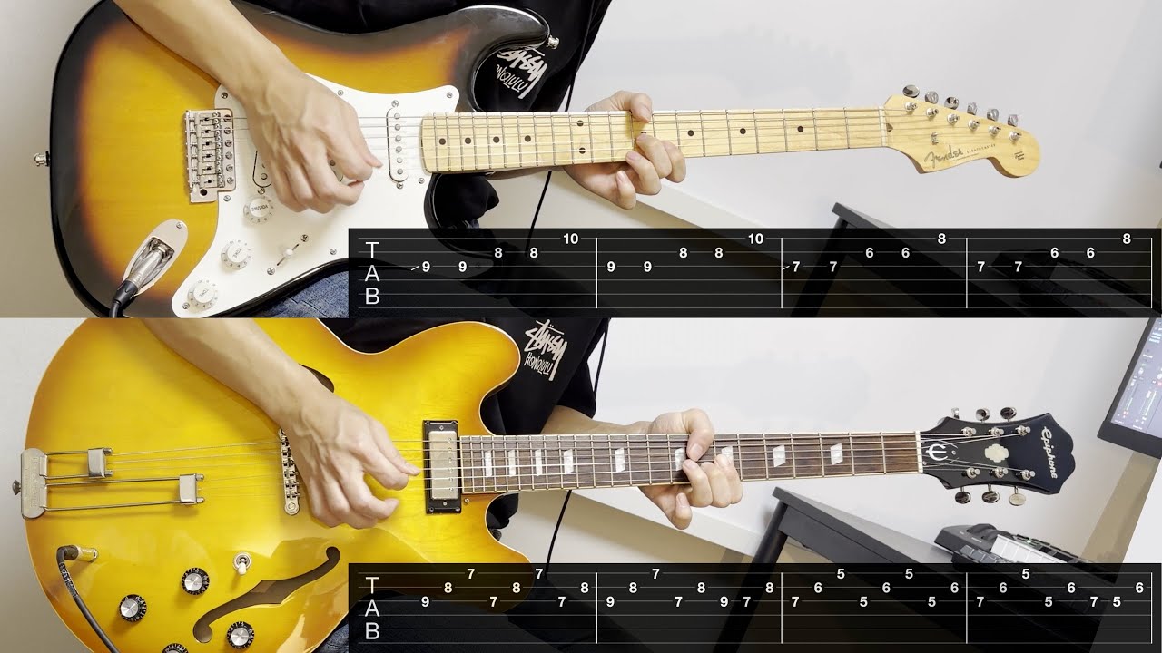 Soma - The Strokes (Guitar Cover & TAB Tutorial) - YouTube