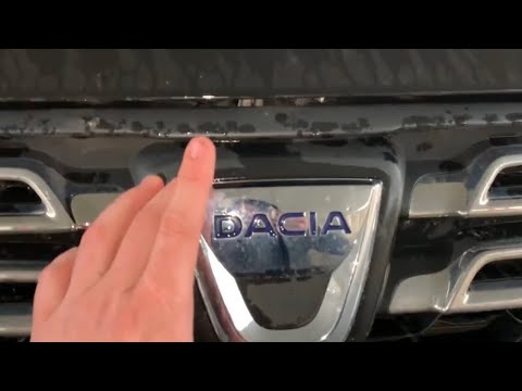 How to open and close your car hood Dacia Duster DIY