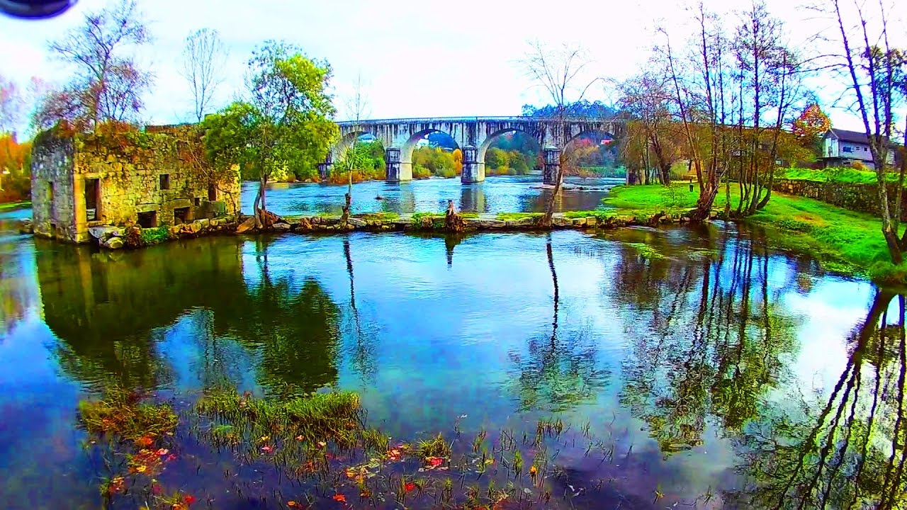 Ruins by the River - Aerial video - YouTube