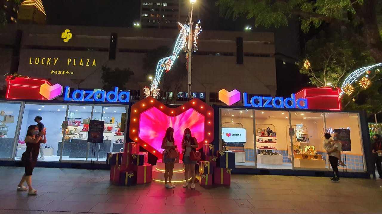 LAZADA NEW POP-UP STORE 2021 ALONG ORCHARD ROAD SINGAPORE|LAZADA ...