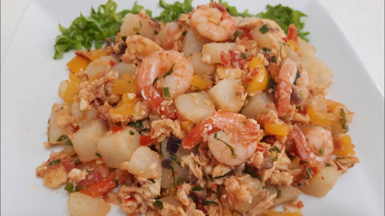 Scrambled potato and egg | How to make Scramble potato and egg with ...