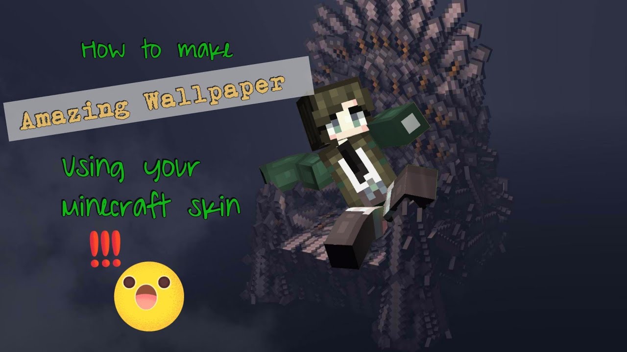 How to make Wallpaper Using Your Minecraft Skin - YouTube
