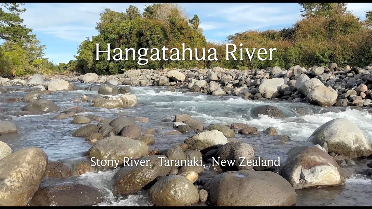 Hangatahua River (Stony River) Taranaki, New Zealand - YouTube
