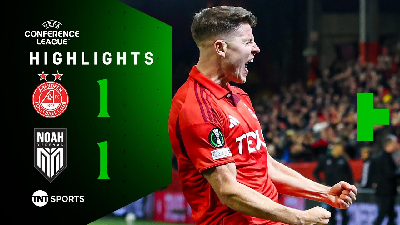 Disappointing Draw At Pittodrie 😓 | Aberdeen 1-1 FC Noah | UEFA ...