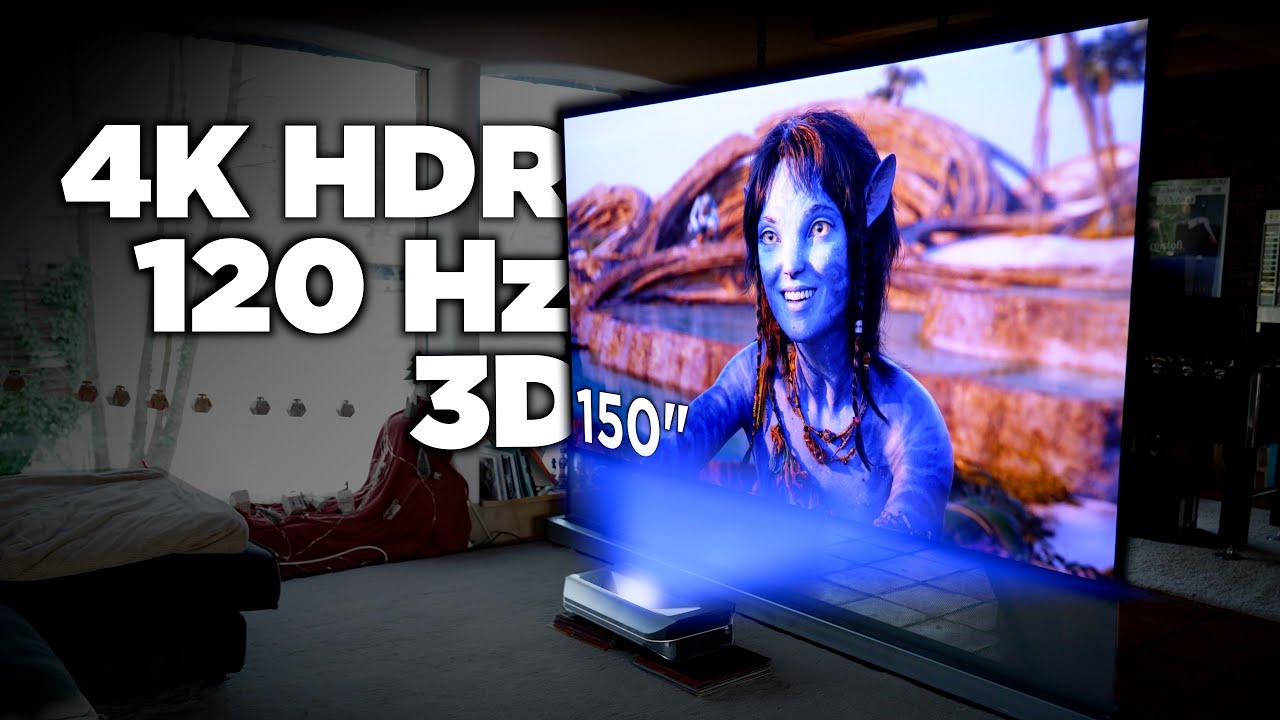 Die Heimkino-Revolution: 150 Zoll 4K 3D HDR in jedem Raum! - AWOL Vision LTV-3500 Pro - YouTube