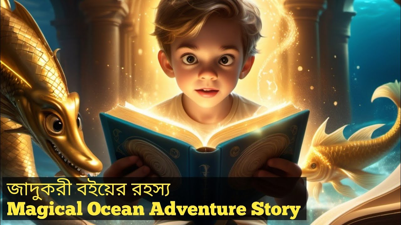 জাদুকরী বইয়ের রহস্য | Magical Ocean Adventure Story | বাংলা অ্যানিমেশন ...