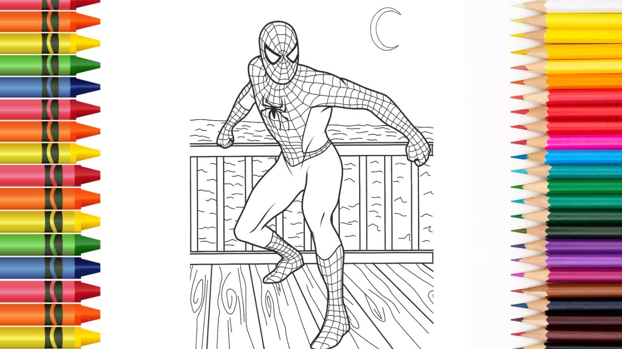 Amazing Spiderman Coloring Pages | Electric (feat. Robbie Rosen)-NCS ...