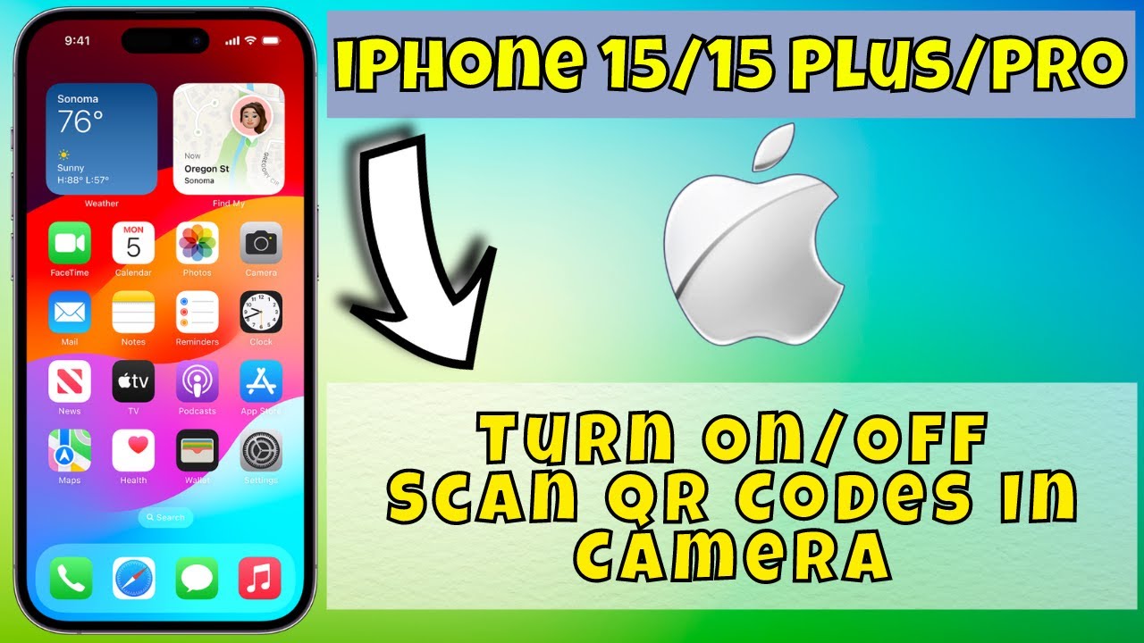 iPhone 15/Pro/Plus Turn On/Off Scan QR Codes In Camera - YouTube