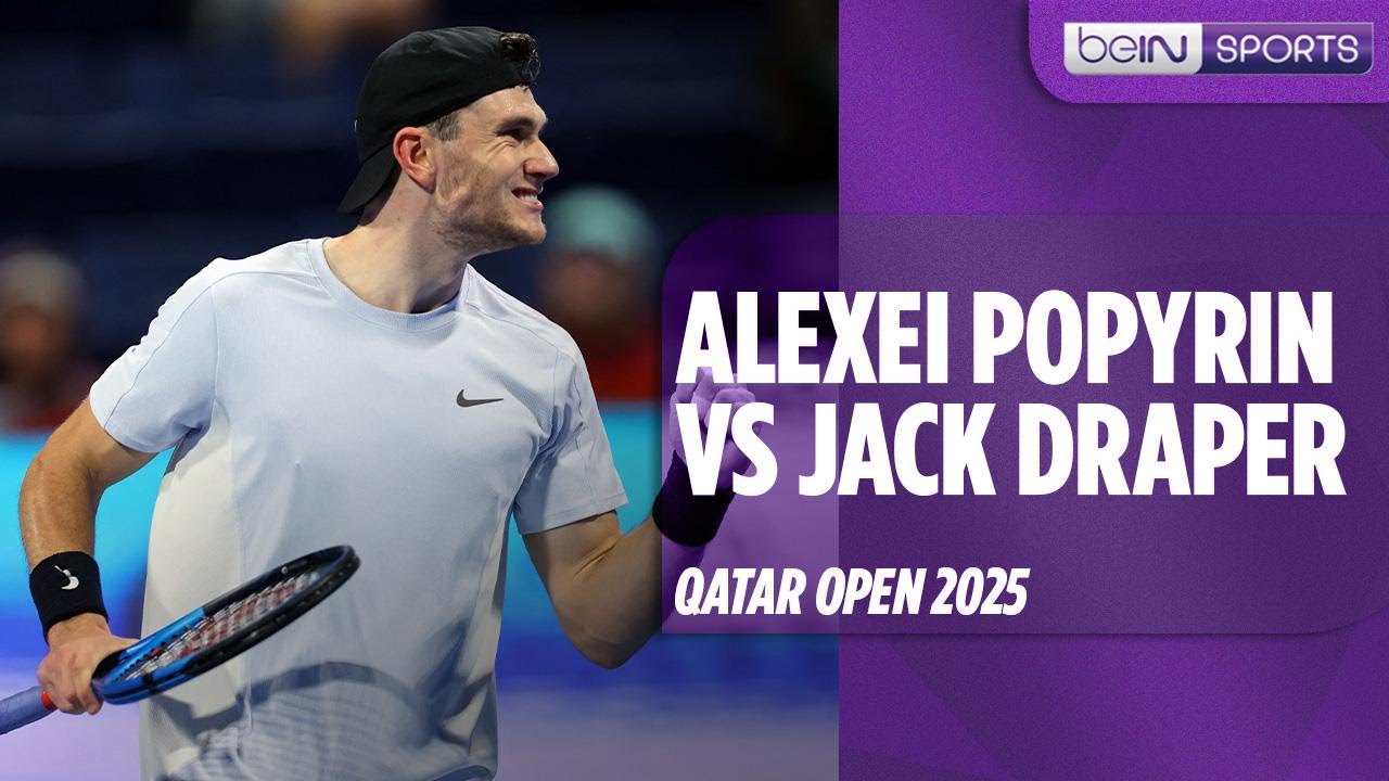Alexei Popyrin vs Jack Draper | Qatar Open | Match Highlights - YouTube