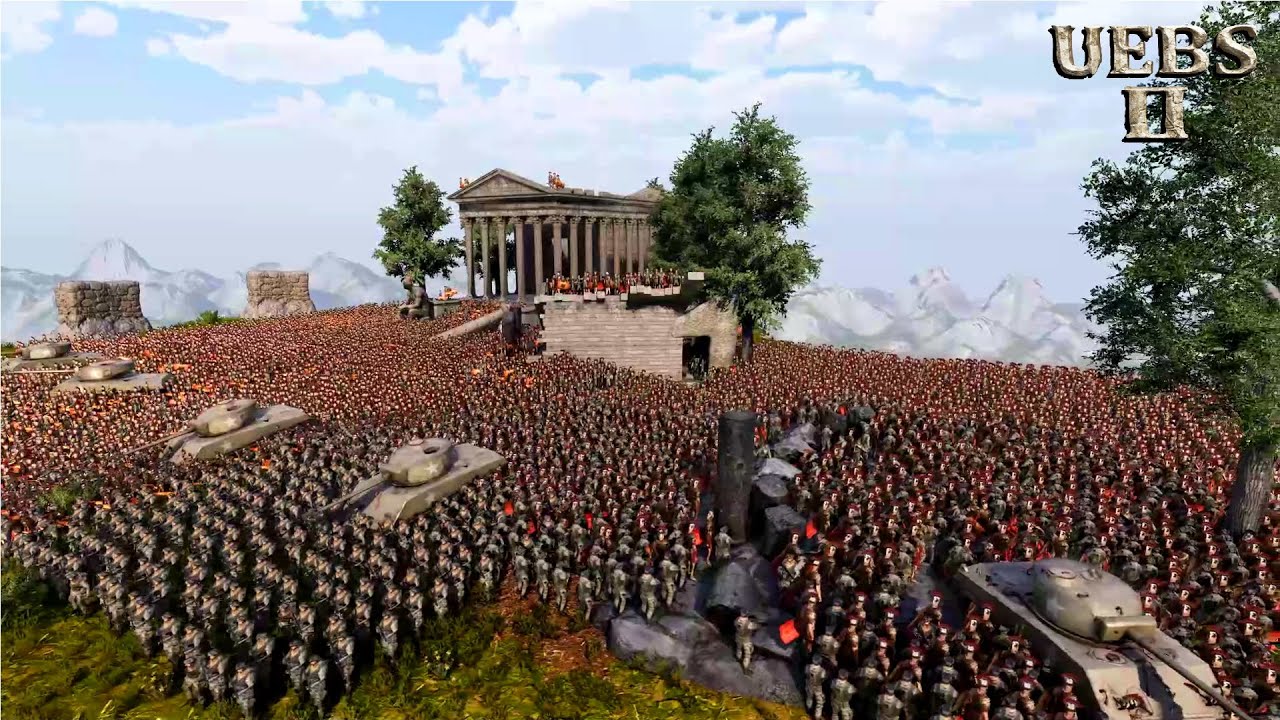 10,000 ELITE FORCES DEFEND MT OLYMPUS vs 1,000,000 HEAVY KNIGHTS ...