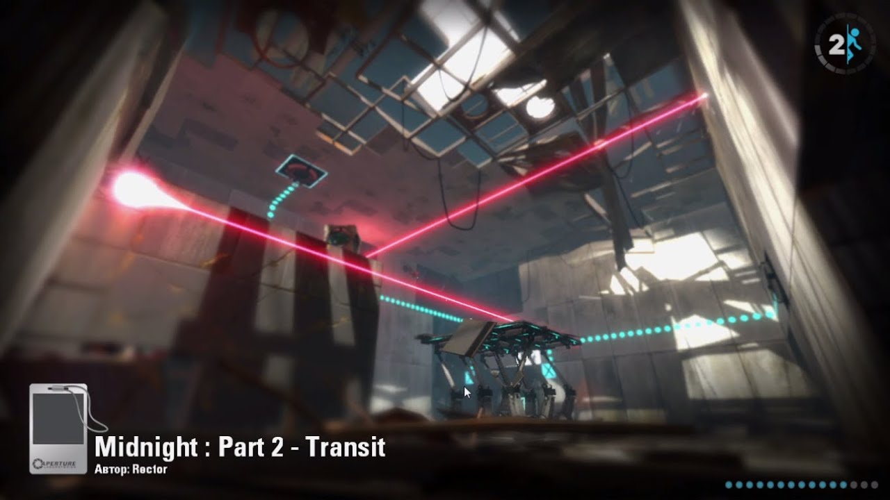 PORTAL 2 Midnight : Part 2 - Transit - YouTube